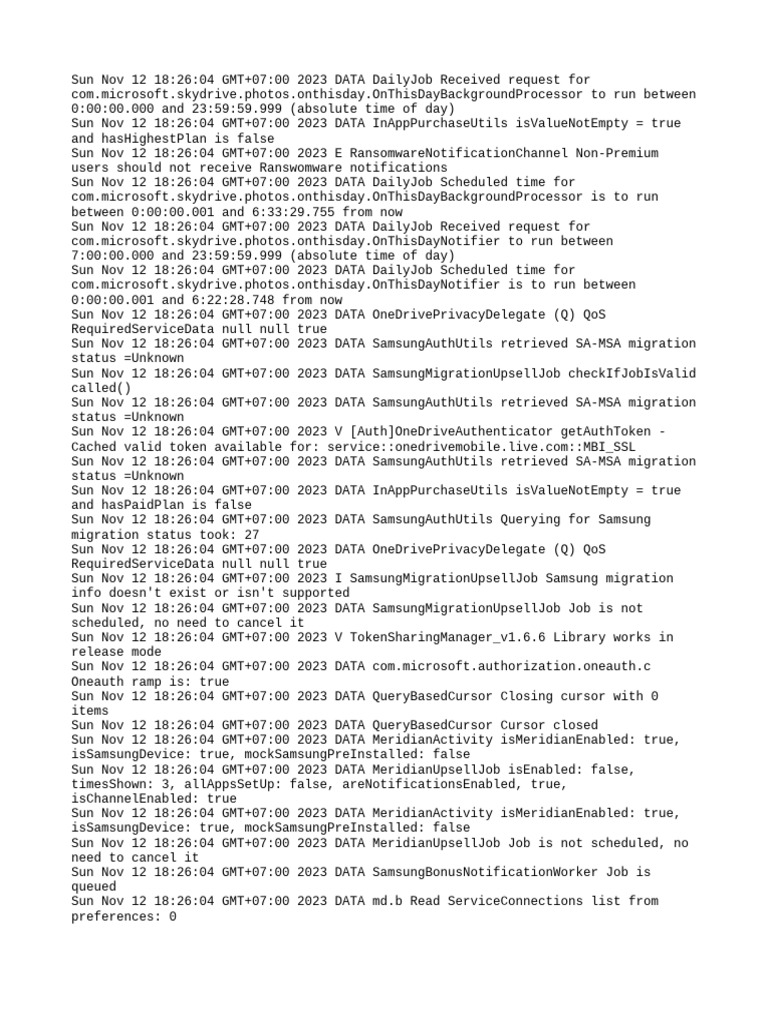 Current Log | PDF | Online And Offline | Software