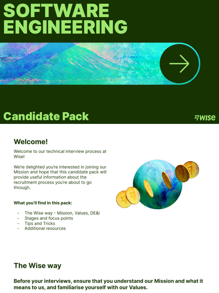Candidate Pack - Software Engineering | PDF | Cognition | Human Communication