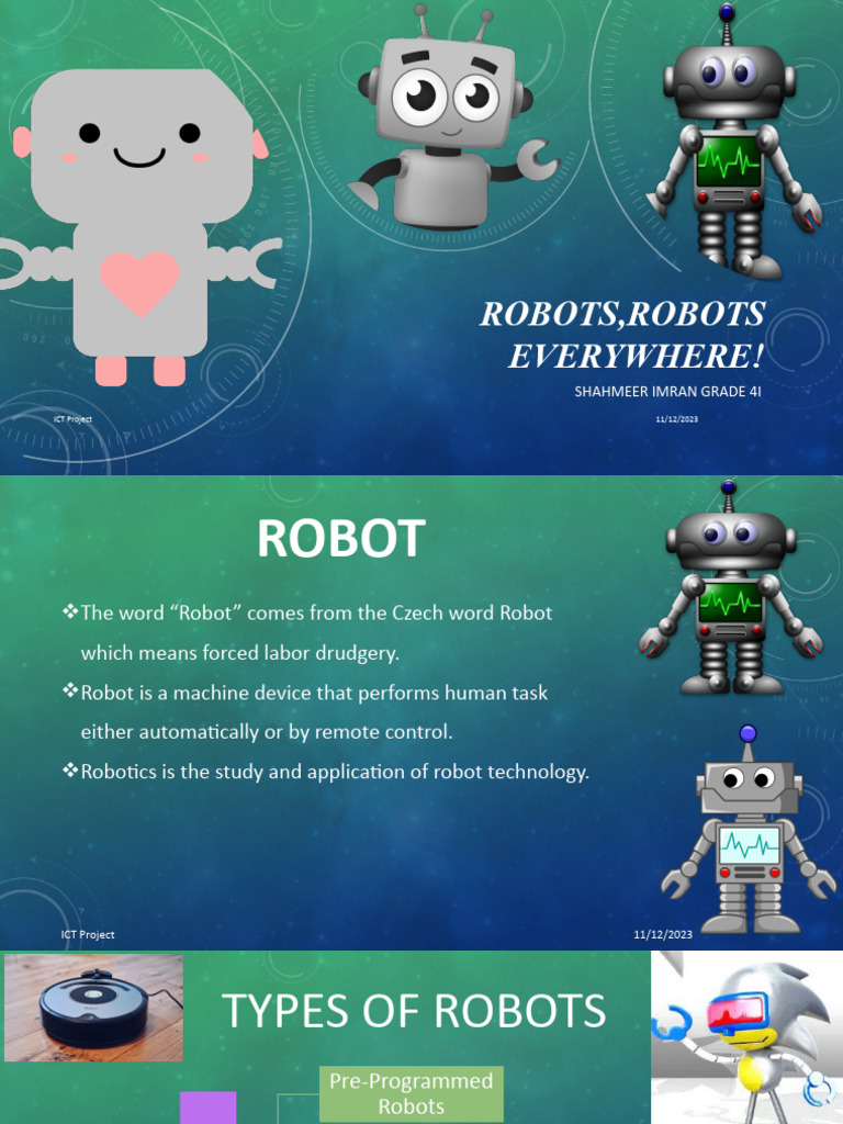 Robots, Robots Everywhere! | PDF | Technology & Engineering