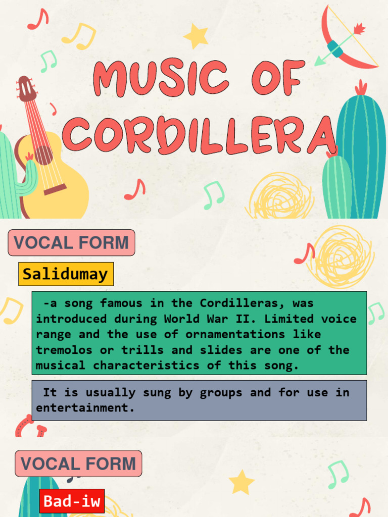 Music of Cordillera, Mindoro, Palawan, and The Visayas | PDF | Musical ...