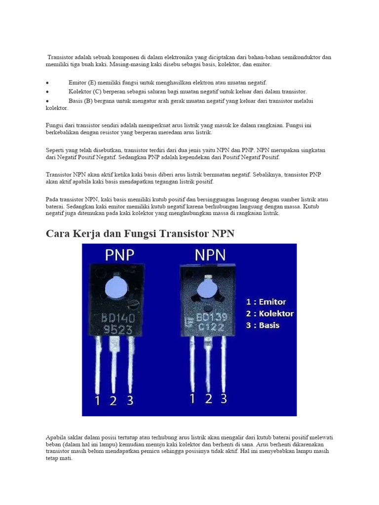 Transistor Npn Pdf