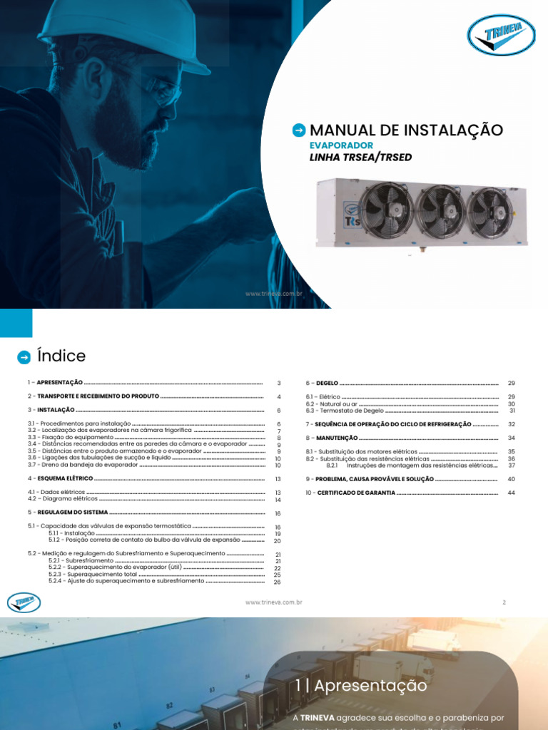 Manual TRS Finalizado | PDF | Temperatura | Pressão