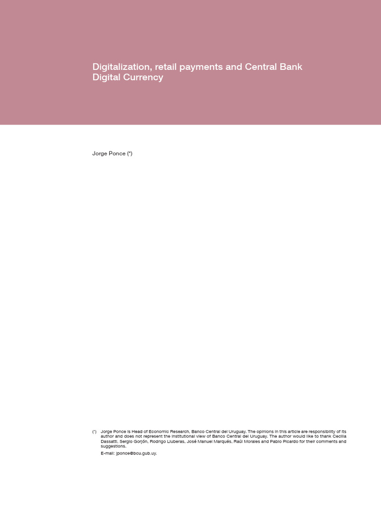 Digitalization en | PDF | Cash | Money