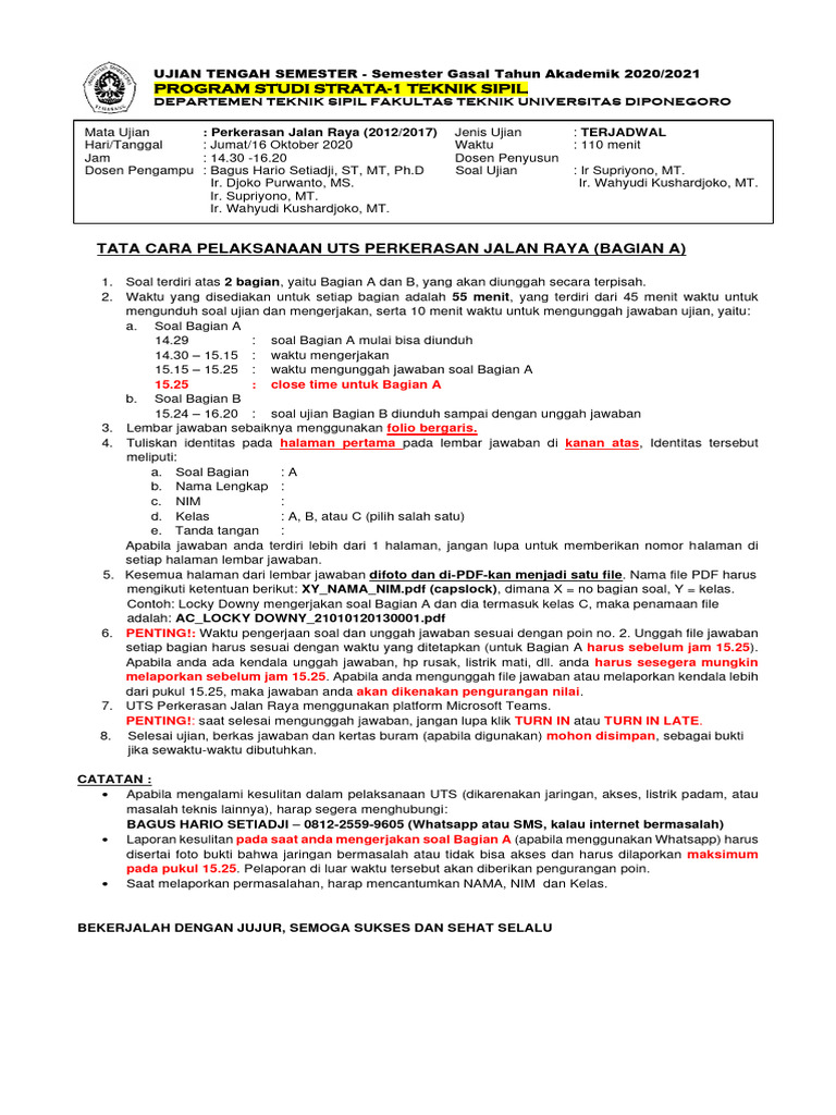 SNJ Uts PJR Gabungan | PDF