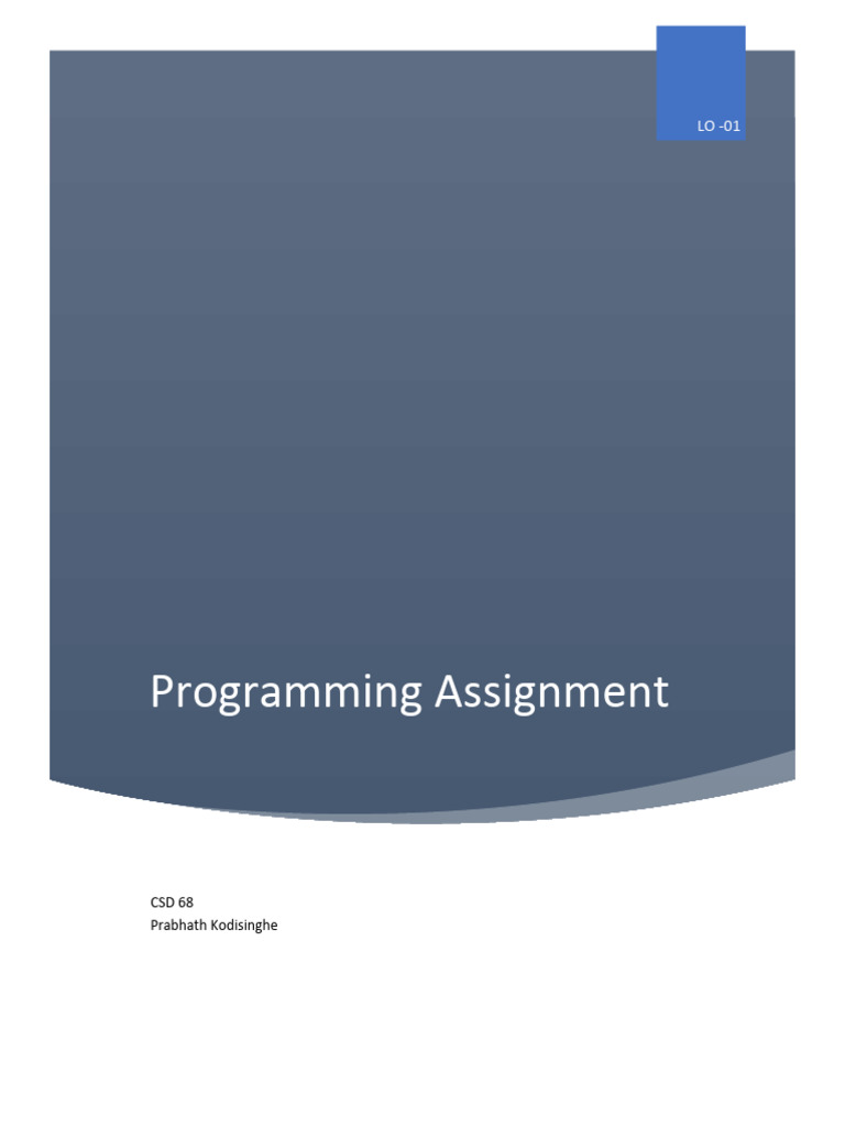 Programming Final | PDF | Systems Engineering | Computer Programming