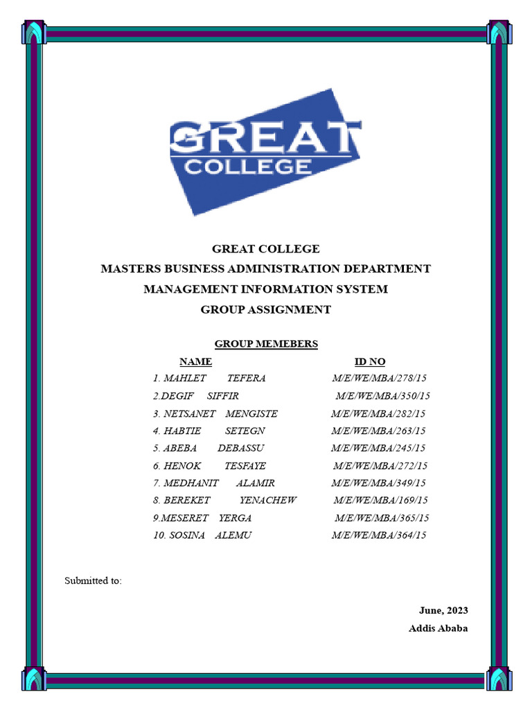 Mis Group Assignment | PDF | United Parcel Service | Subscription ...