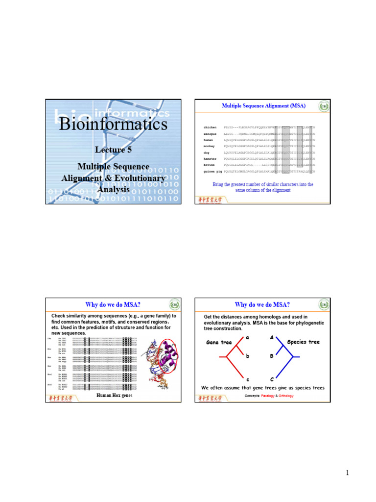 Lecture 5 | PDF | Phylogenetic Tree | Applied Statistics