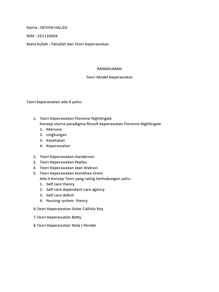 Tugas Falsafah Deviya Haliza 13-10-23 2 | PDF