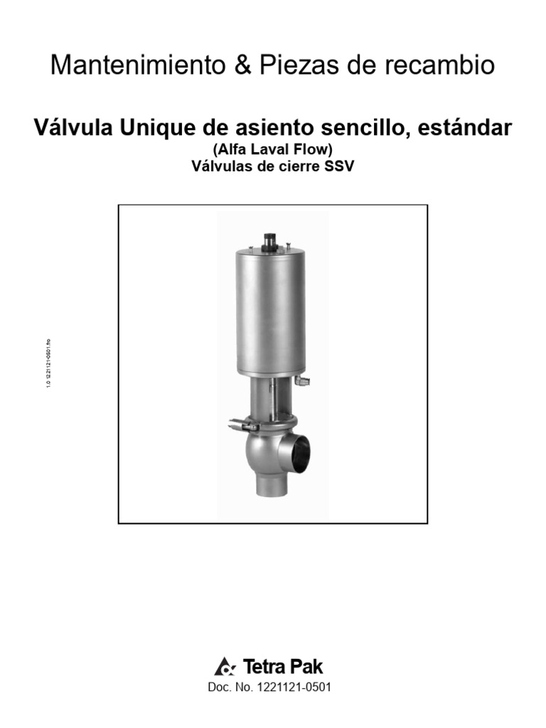 Válvula SSV Unique: Mantenimiento y Piezas | PDF | Solenoide ...