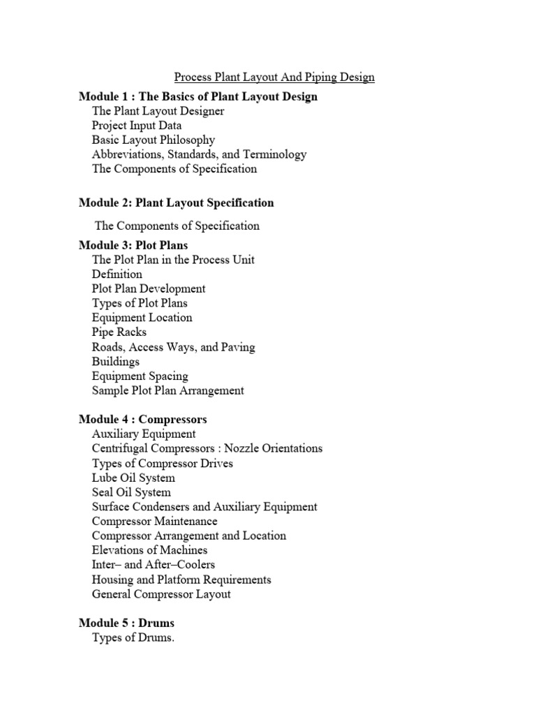 Process Plant Layout and Piping Design | PDF | Pipe (Fluid Conveyance) | Mechanical Engineering