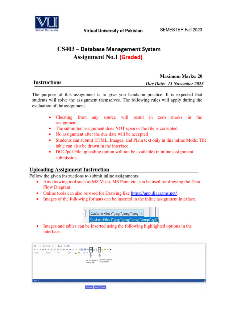Fall 2023 - CS403 - 1 | PDF | Information Technology | Information Science