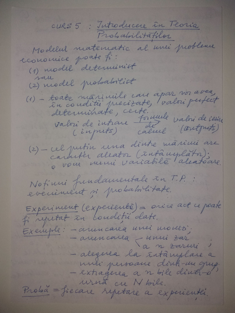 Curs 5 (la tabla) | PDF