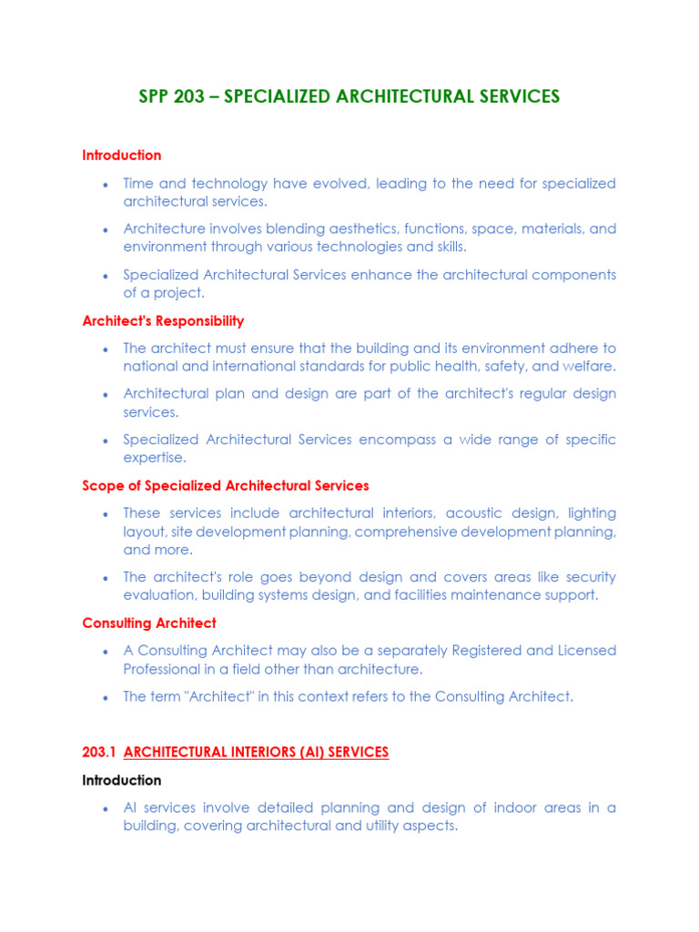 SPP 203 | PDF | Architect | Building