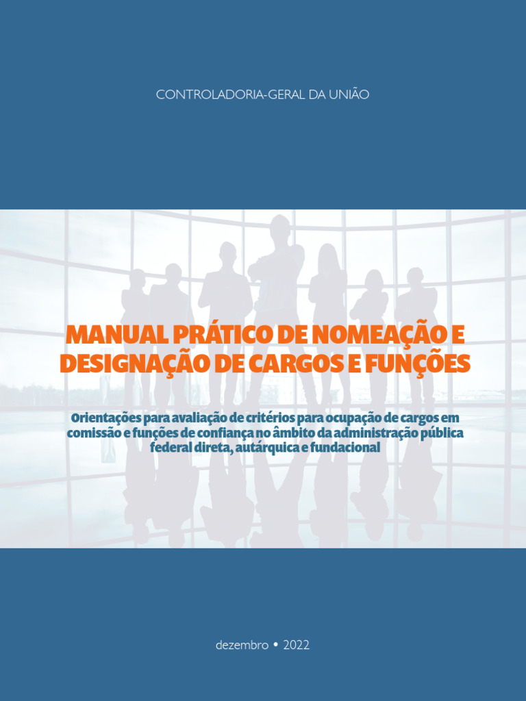 Manual Prático de Nomeação E Designação de Cargos E Funções: Abril ...
