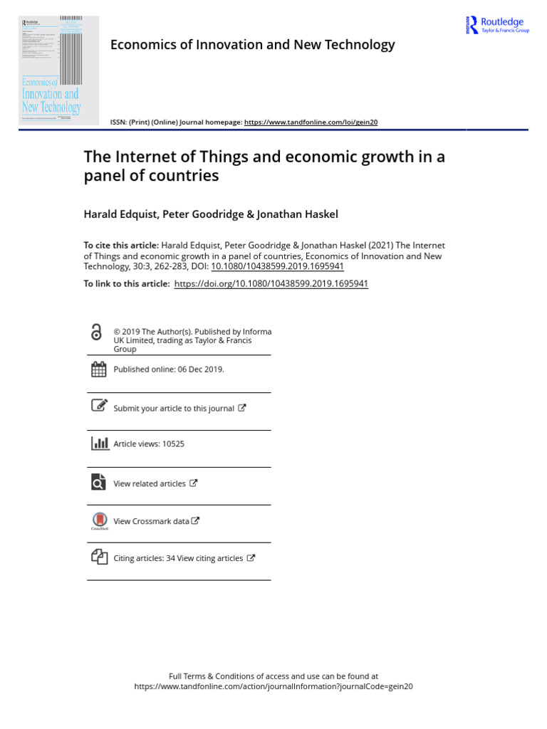 02-The Internet of Things and Economic Growth in A Panel of Countries ...