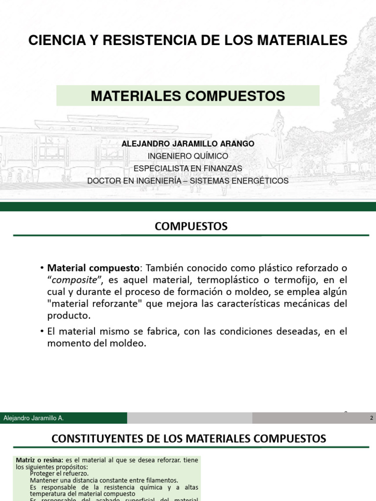 S9 - Materiales Compuestos | Descargar gratis PDF | Material compuesto ...