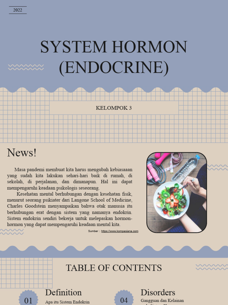 Organ Penyusun Sistem Hormon Endokrin | PDF | Kesehatan Holistik ...