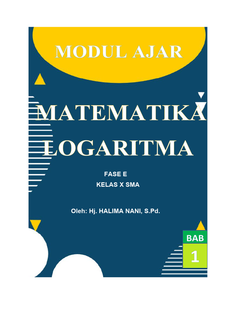 MA Bab 1.2 Logaritma | PDF