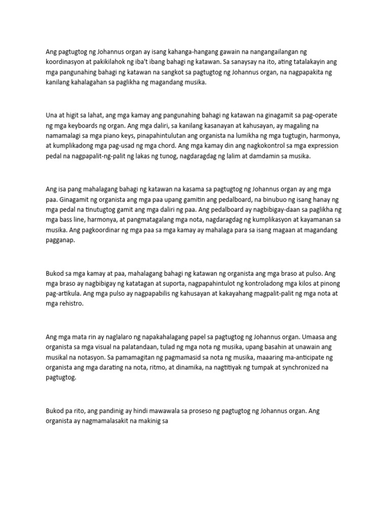 Ang Pagtugtog N-WPS Office | PDF