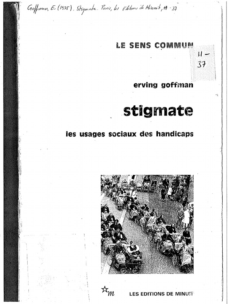 Goffman, E. Stigmate | PDF