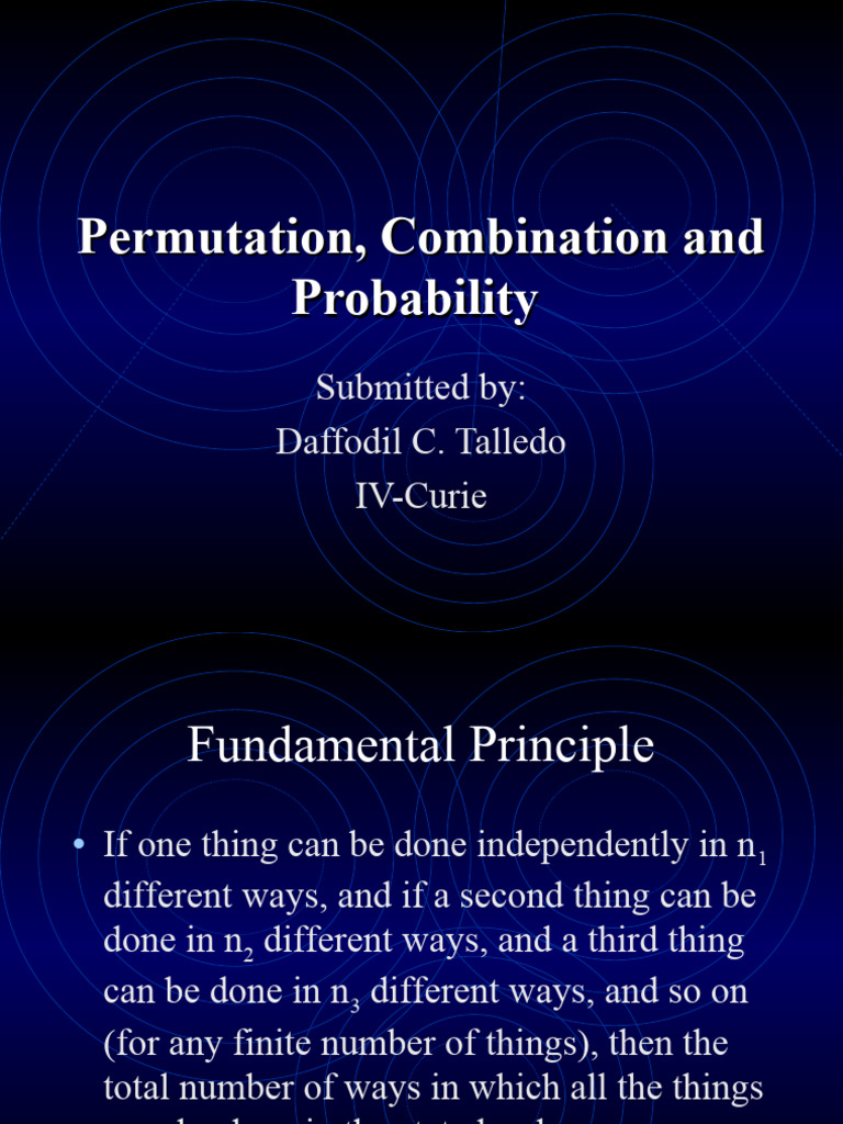 13 Permutation, Combination | PDF | Mathematics | Mathematical Concepts 13 Permutation, Combination | PDF | Mathematics | Mathematical Concepts
