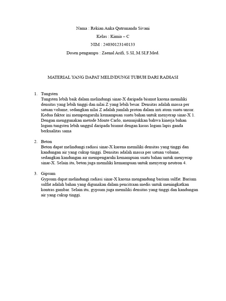 Radiologi - Rekian Anka | PDF