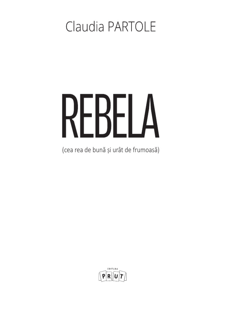 Partole C. Rebela. F-Mare. 2019 | PDF
