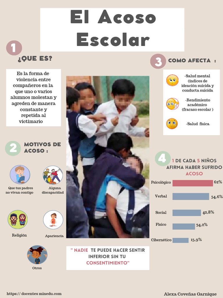 Infografía Acoso Escolar | PDF