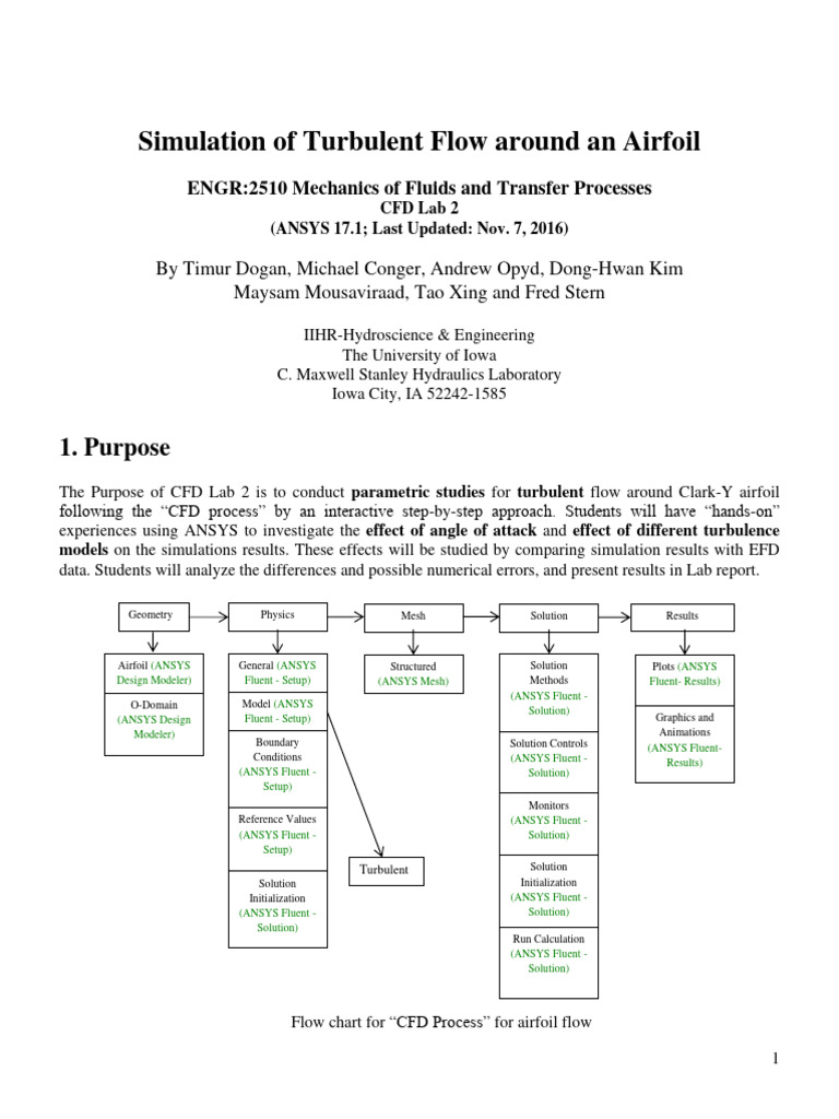 CFD Lab - Week 04 | PDF | Lift (Force) | Computational Fluid Dynamics