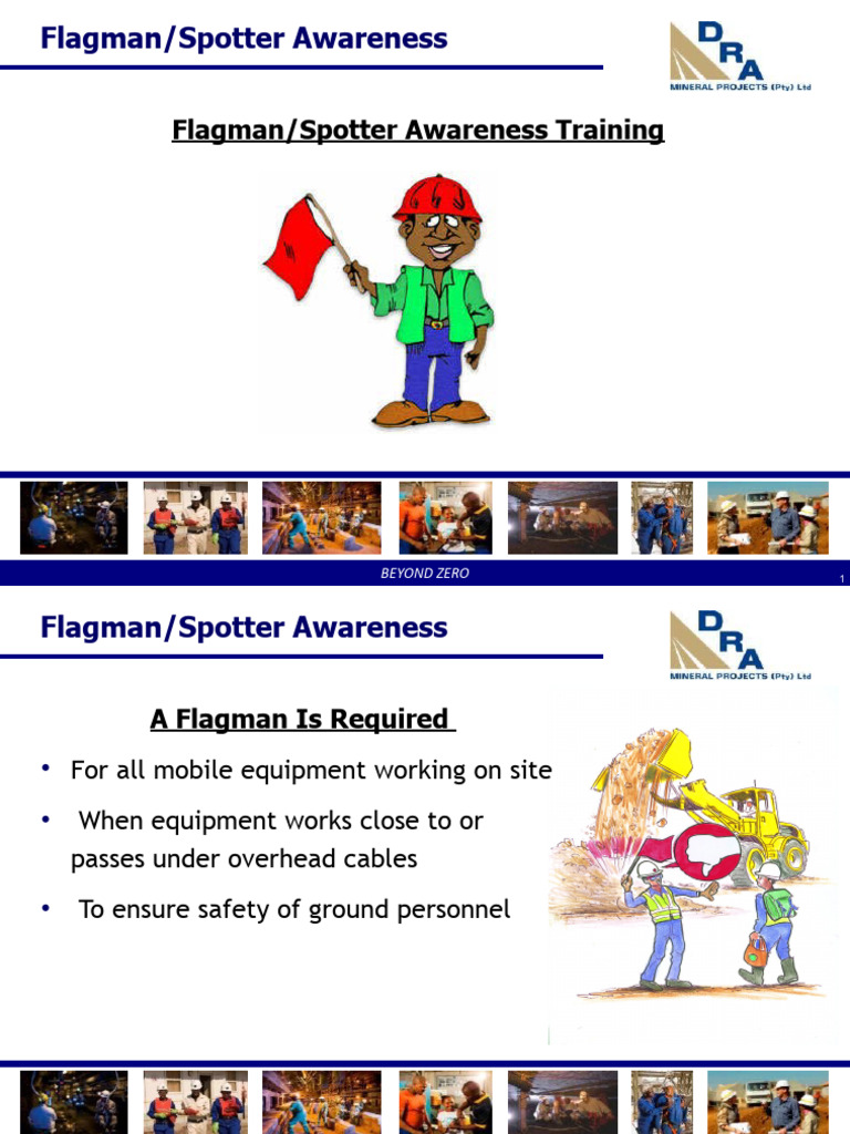 DRA Flagman Awareness Training - Vincent | PDF | Personal Protective ...