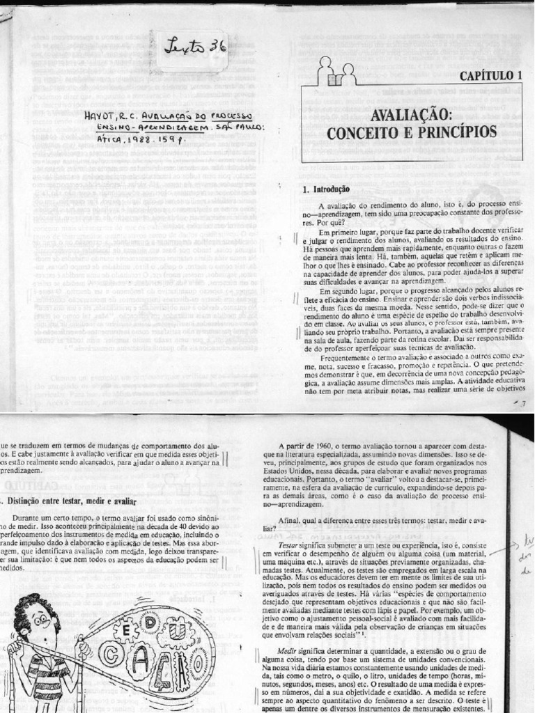 Texto11 36 Haydt Avaliacao Conceitos e Principios | PDF