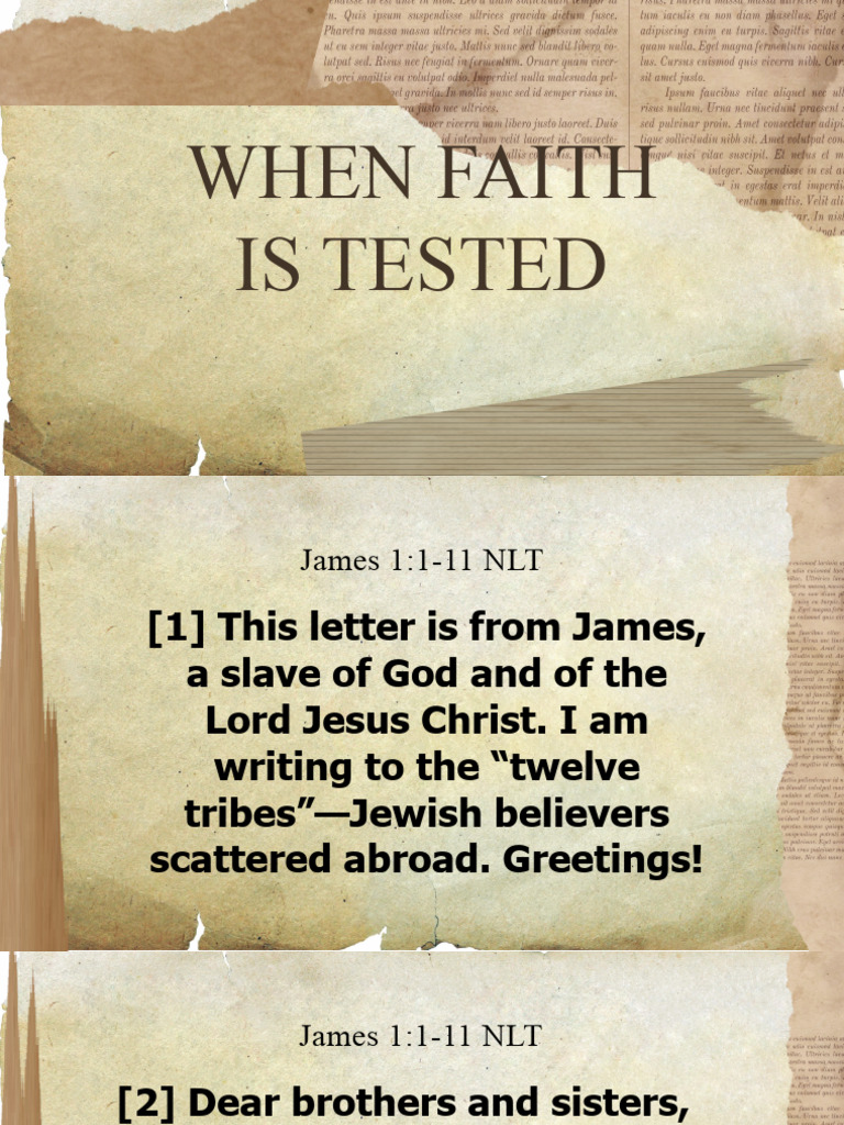 When Faith Is Tested Pdf