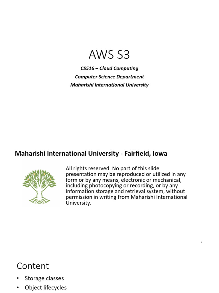 Lesson 3 S3 | Download Free PDF | Amazon Web Services | Computer File