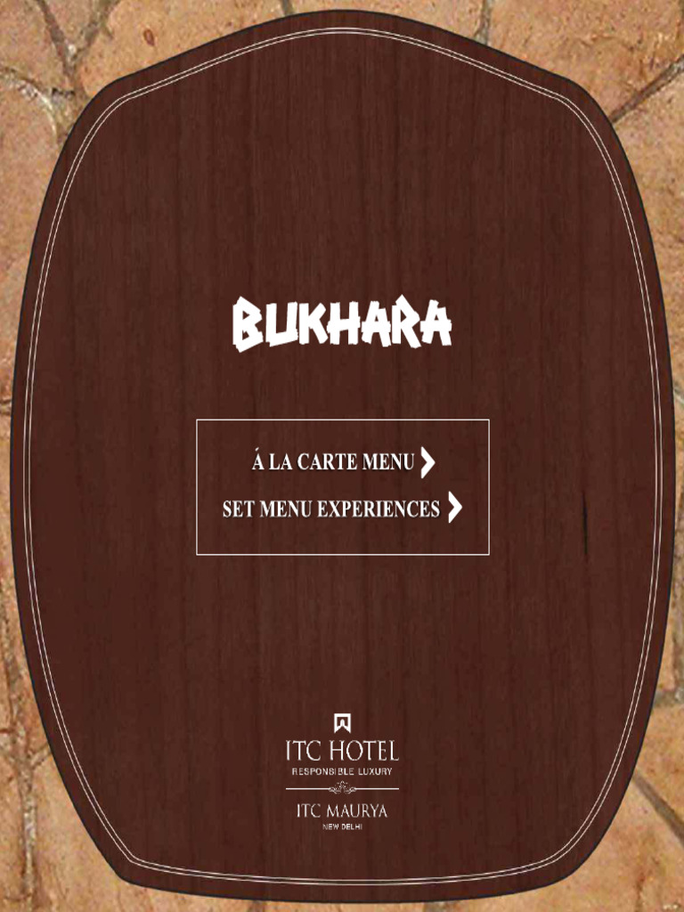 ITCMaurya Bukhara Food | PDF