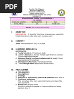 A DETAILED LESSON PLAN in Active and Passive Voice | PDF | Subject ...