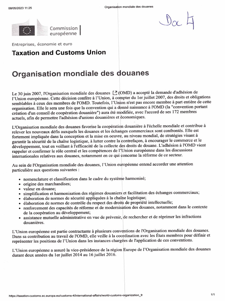 DT Douanier Doc - 04 | PDF