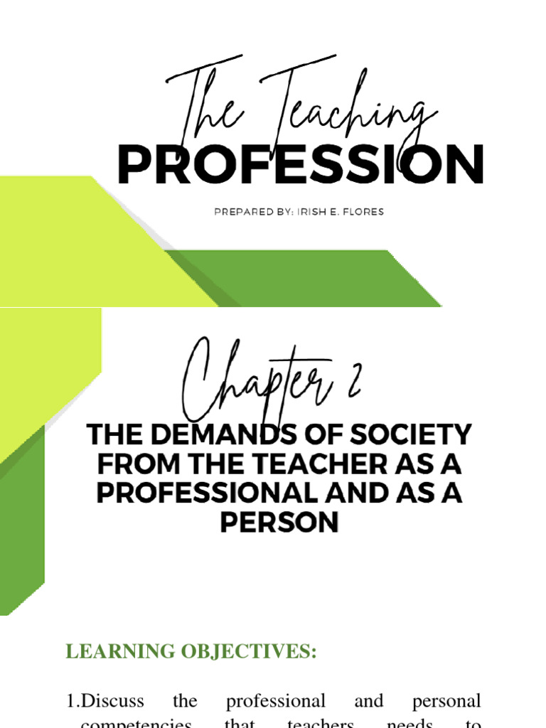 FTC 3 Chapter 2 | PDF | Teachers | Learning