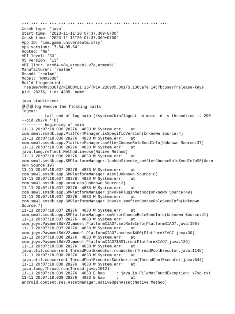 Catchlogs 2023 11 11 At 20 07 37 7540 Java Pdf Java Programming Language 