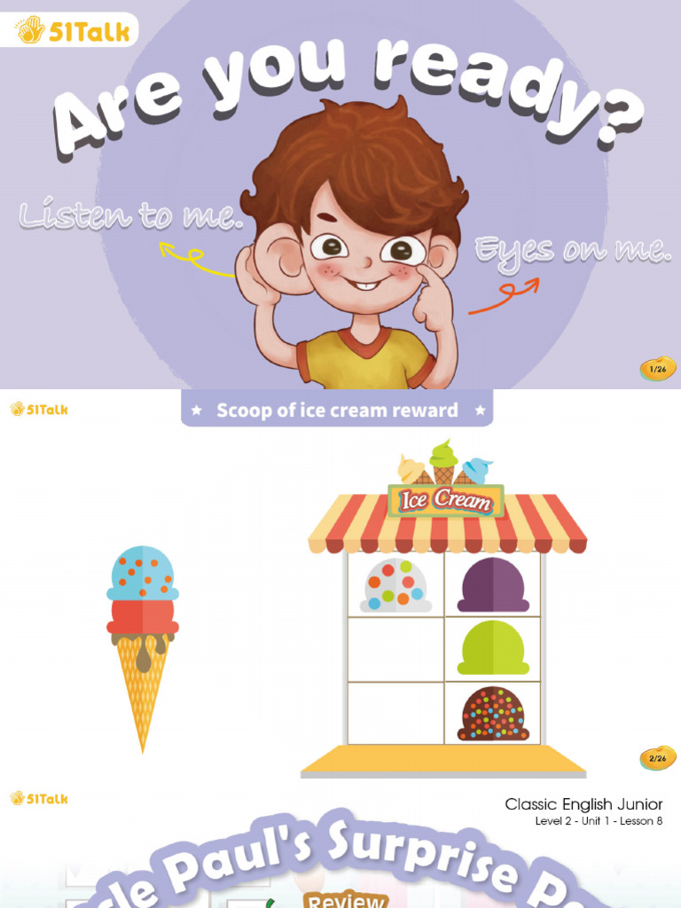 Level 2 - Unit 1 - Lesson 8 - Uncle Paul - S Surprise Party | PDF