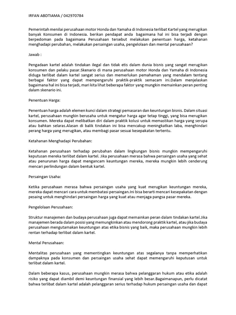 Ama - KEWIRAUSAHAAN EKMA4370 - Tugas 2 | PDF