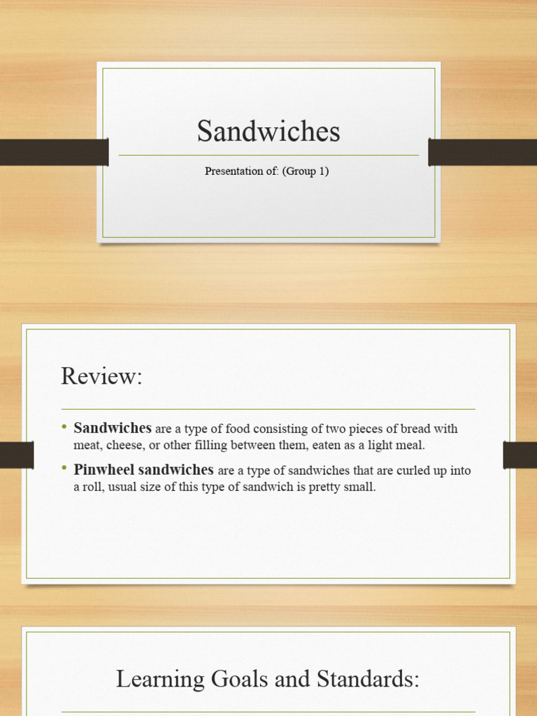 Sandwiches | PDF | Sandwich | Breads