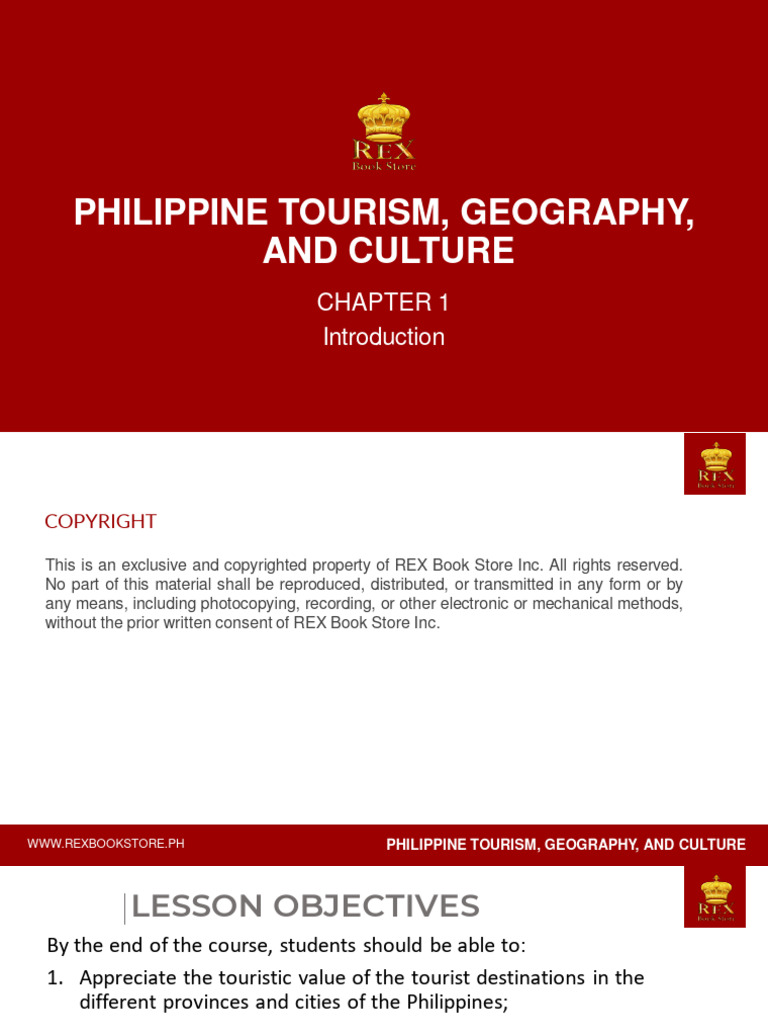 Chapter 1 Phil Tourism | PDF | Philippines | Tourism