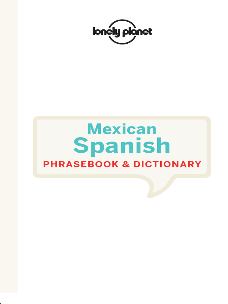 Mexican Spanish Phrasebook 4 Preview | PDF | Phrase | Grammatical Gender