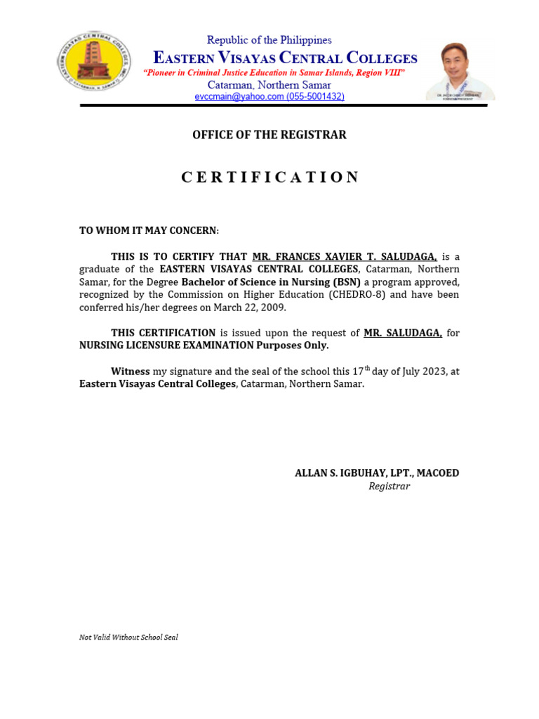 BSN Certification Board Examination Vacunawa 1 | PDF | Nursing | Health ...