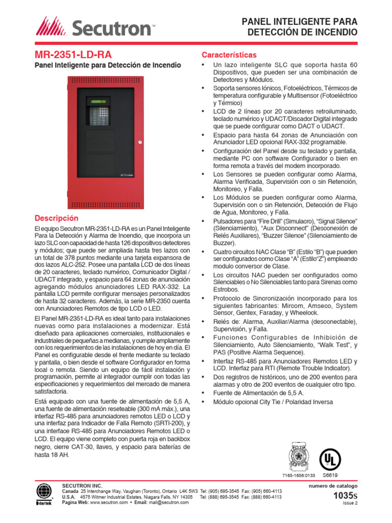 MR-2351-LD-RA Panel Inteligente | PDF | Diodo emisor de luz | Teclado