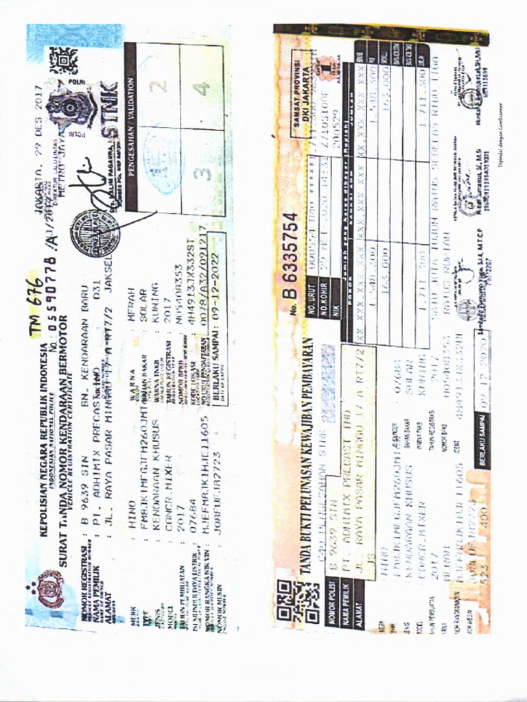 STNK Truck Mixer | PDF