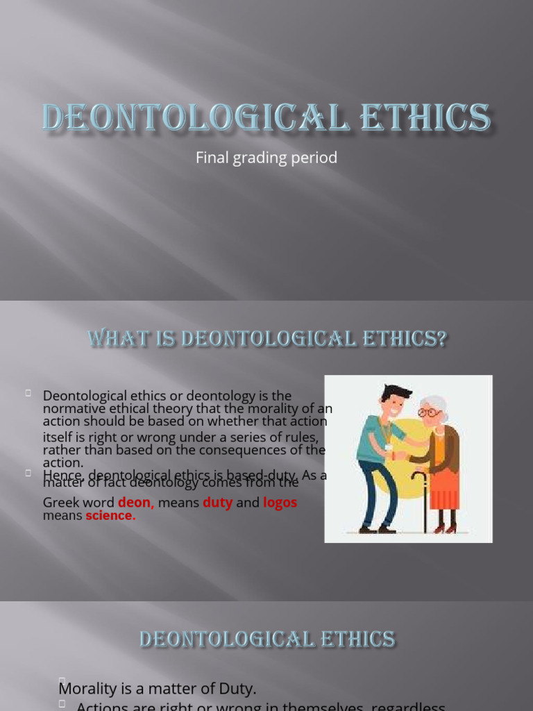 Deontological Ethics - PDF - 20231109 - 202058 - 0000 | PDF | Ethical Theories | Philosophical ...