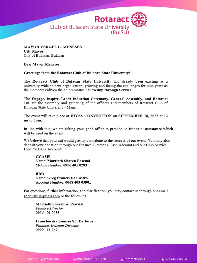 Mayor Vergel C. Meneses | PDF