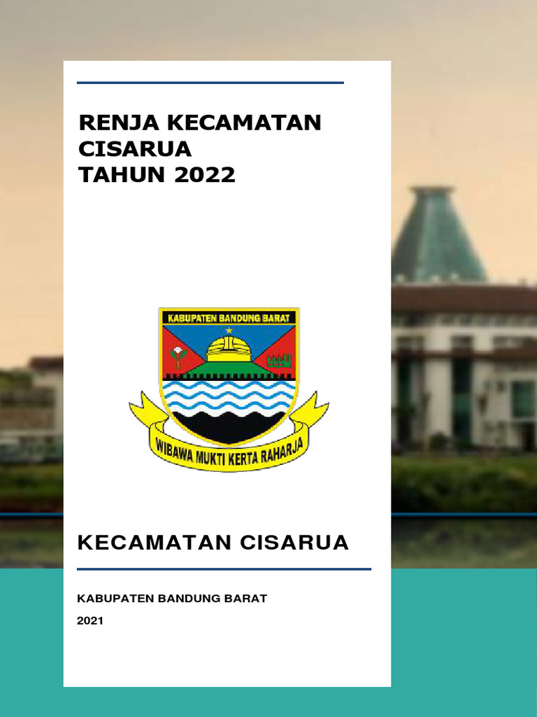 Renja Kecamatan Cisarua Tahun 2022 | PDF