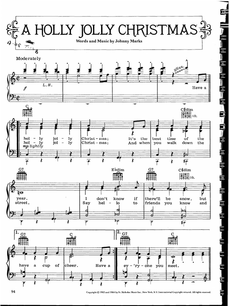 A Holly Jolly Christmas | PDF
